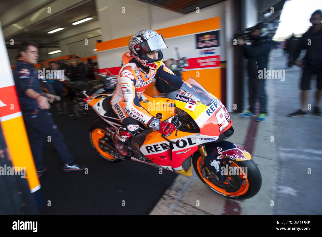 Valencia MotoGP Official Test. Test day 1. Circuit Ricardo Tormo ...