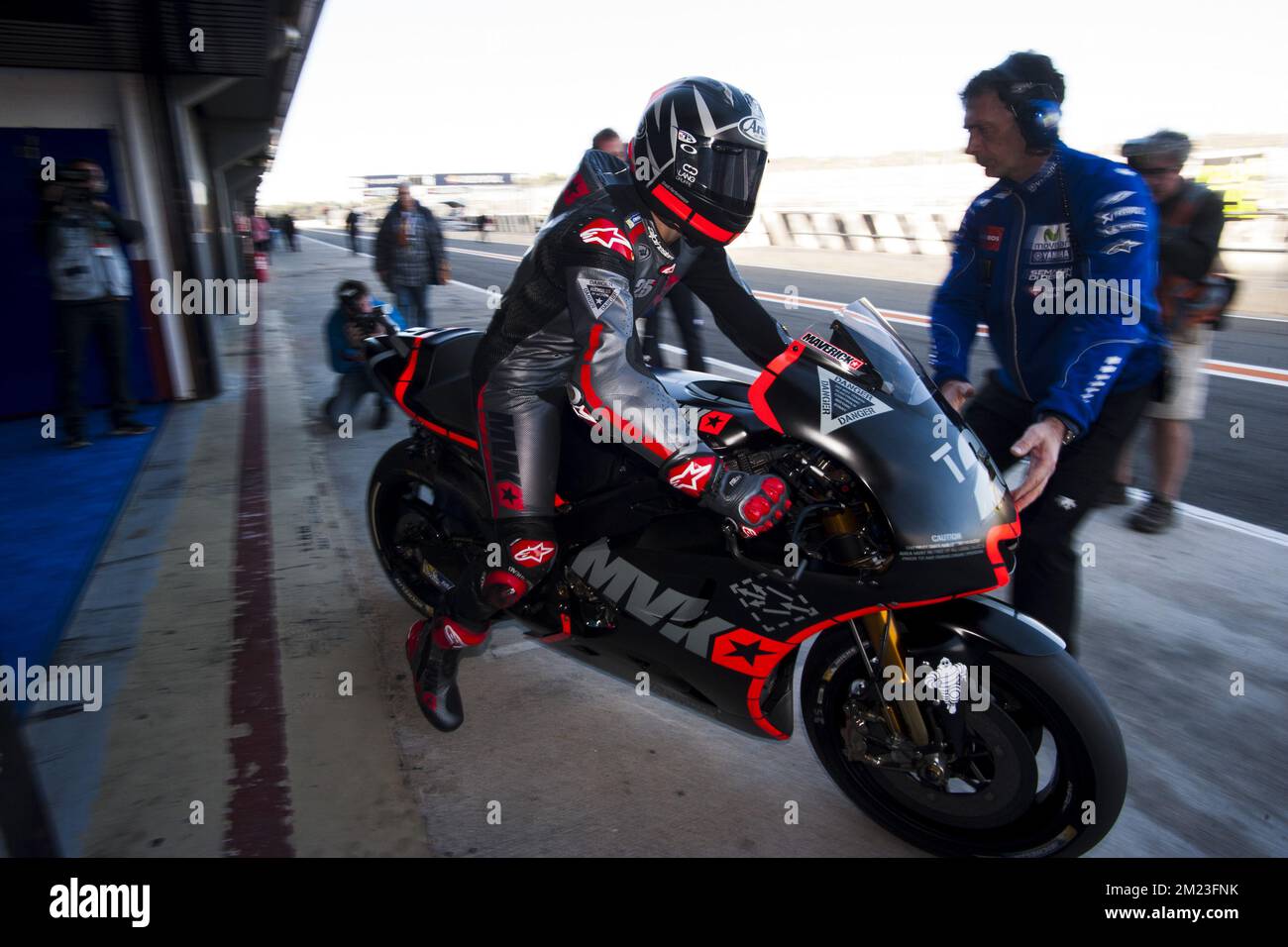Valencia MotoGP Official Test. Test day 1. Circuit Ricardo Tormo ...