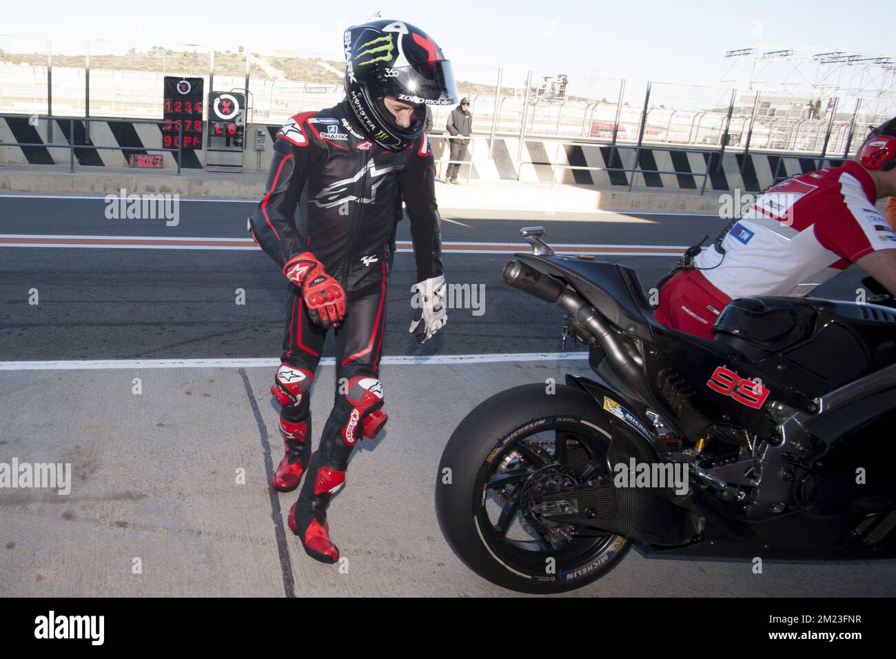Valencia MotoGP Official Test. Test day 1. Circuit Ricardo Tormo ...