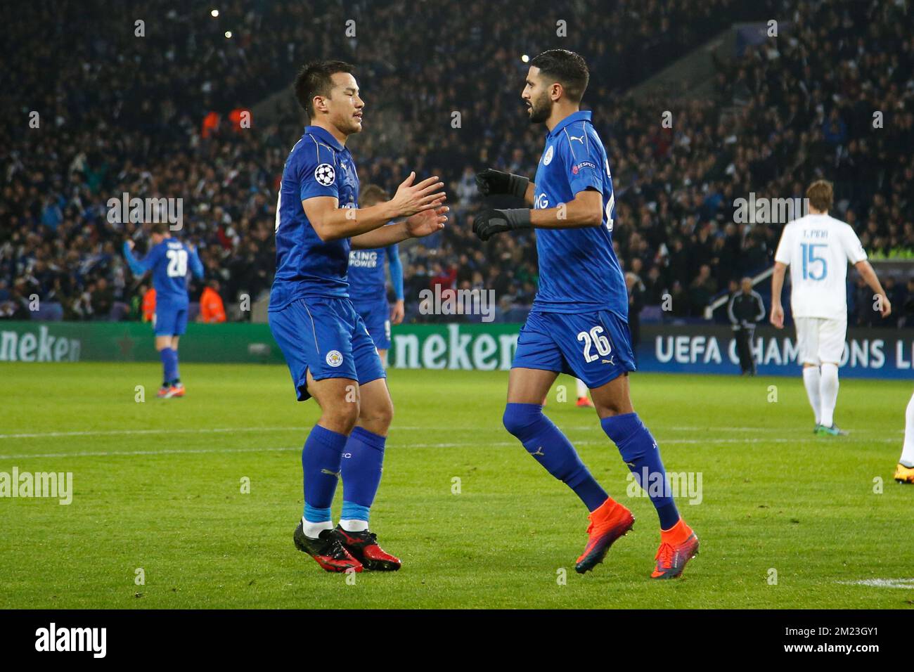 Mahrez champions league hi-res stock photography and images - Alamy