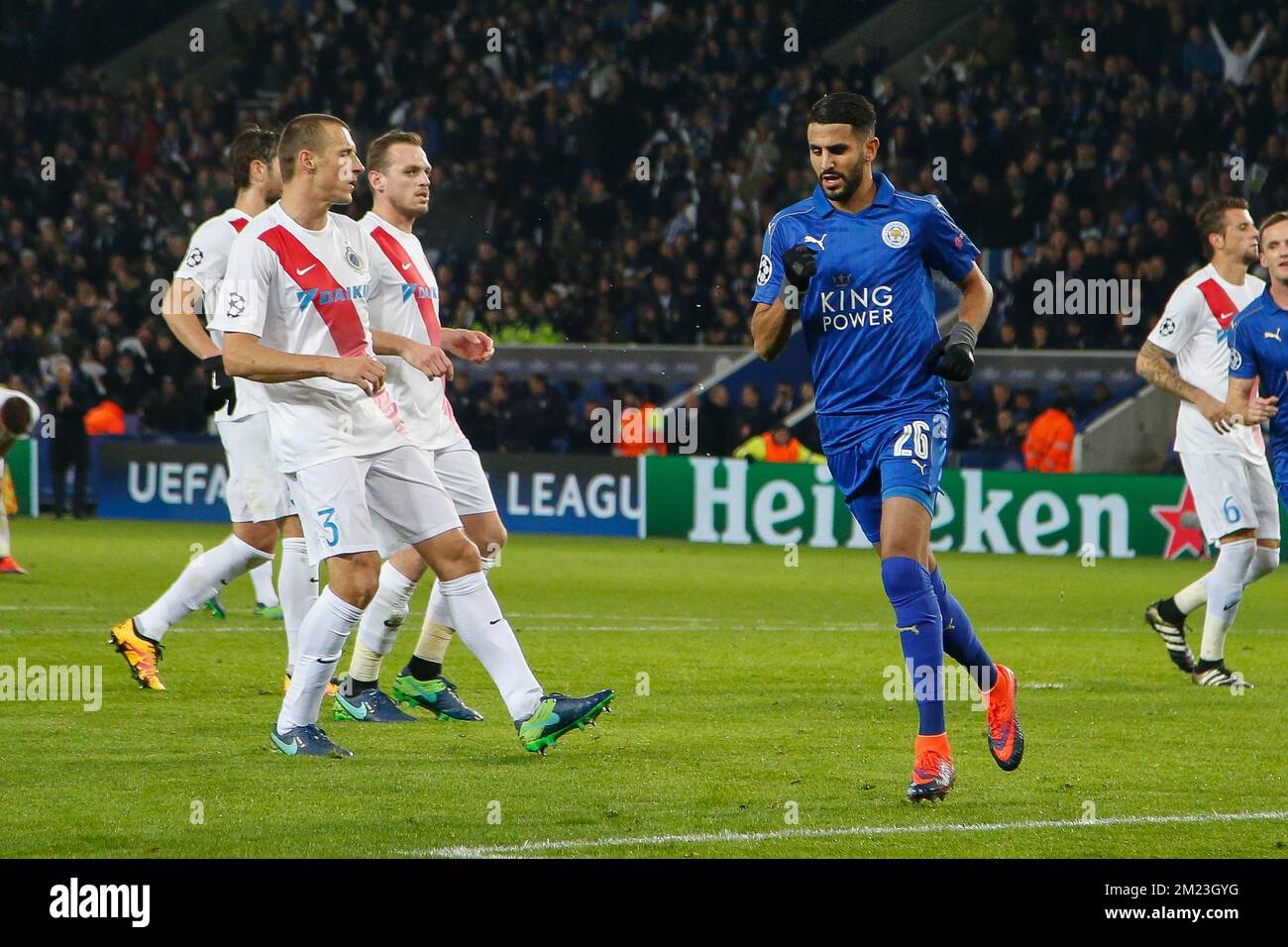 Riyad mahrez champions league goal hi-res stock photography and images ...