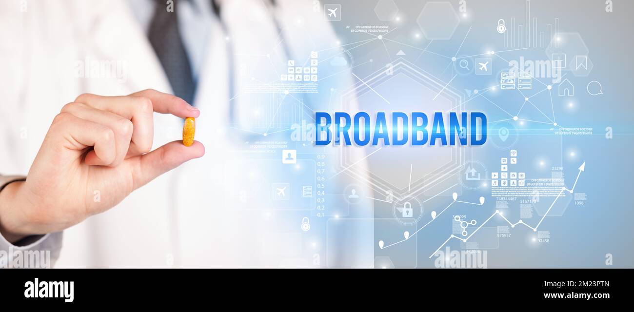 Doctor giving a pill concept Stock Photo - Alamy