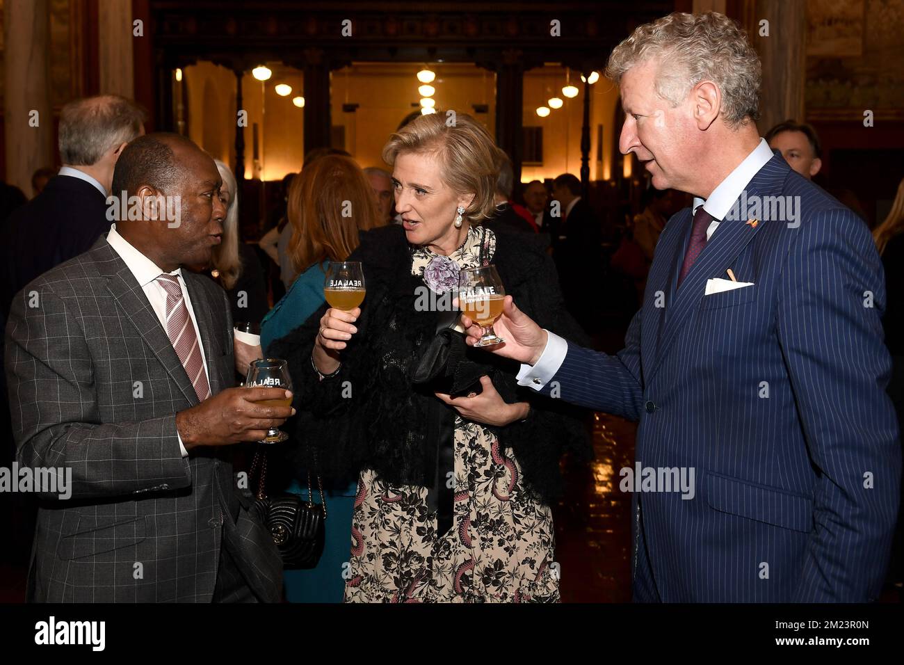 Houston mayor Sylvester Turner, Princess Astrid of Belgium and State ...