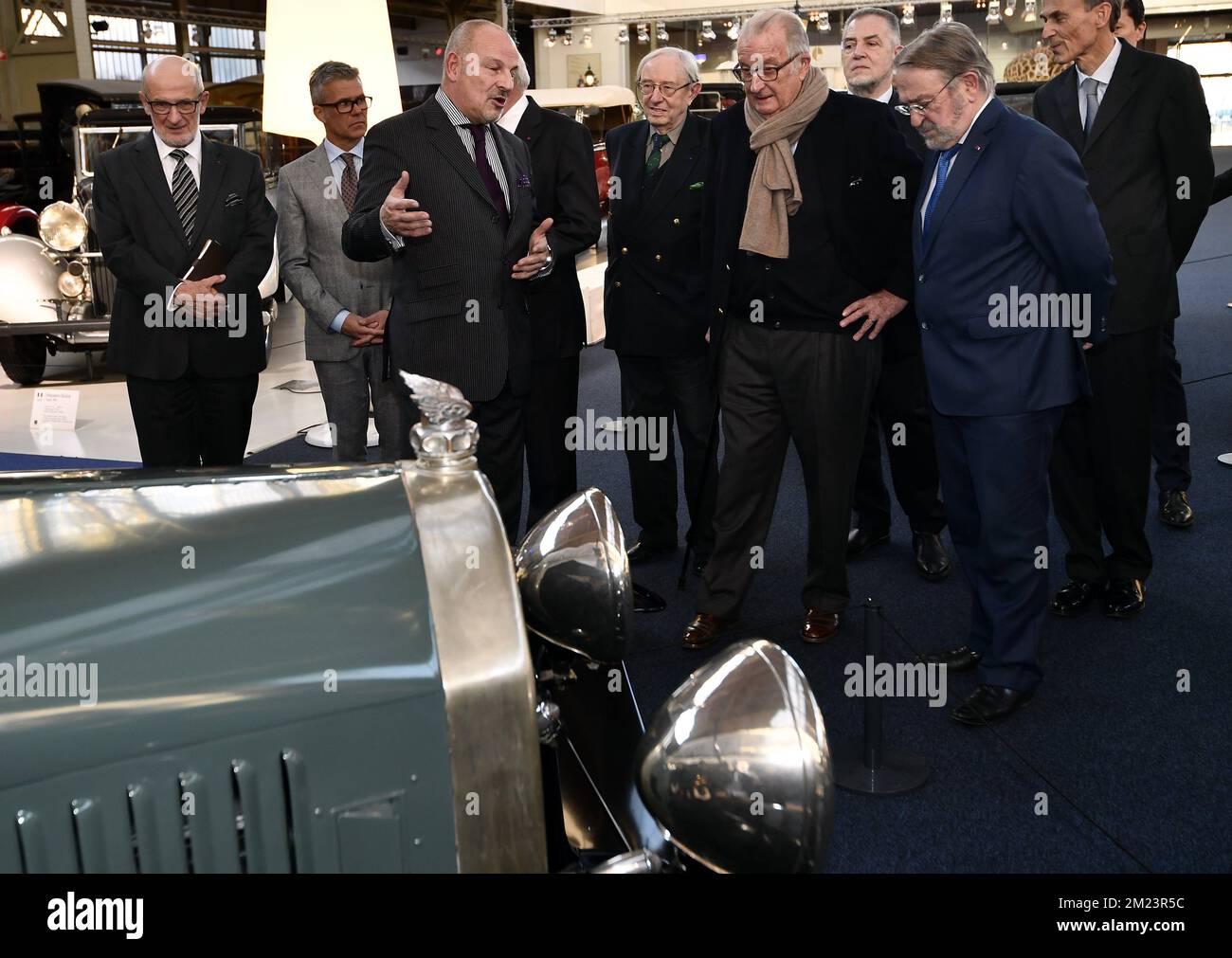 King Albert II of Belgium and Open Vld's Herman De Croo pictured during ...
