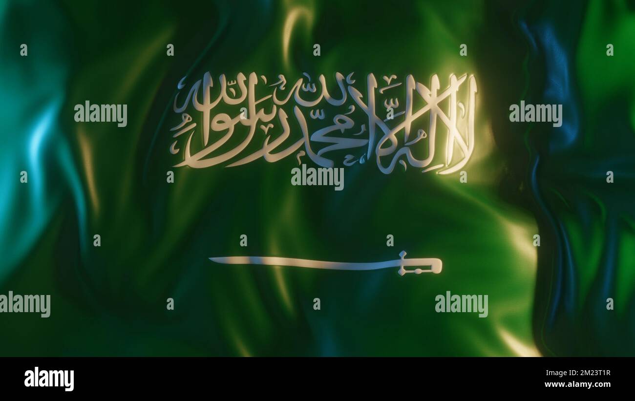 Saudi flag riyadh hi-res stock photography and images - Alamy