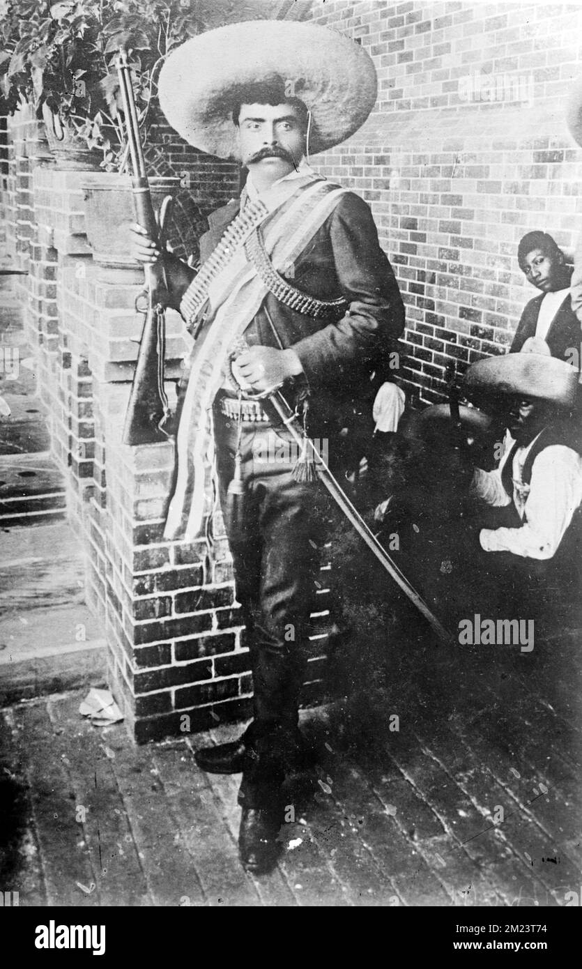 Emiliano Zapata Salazar (1879 – 1919) Mexican revolutionary. Emiliano ...