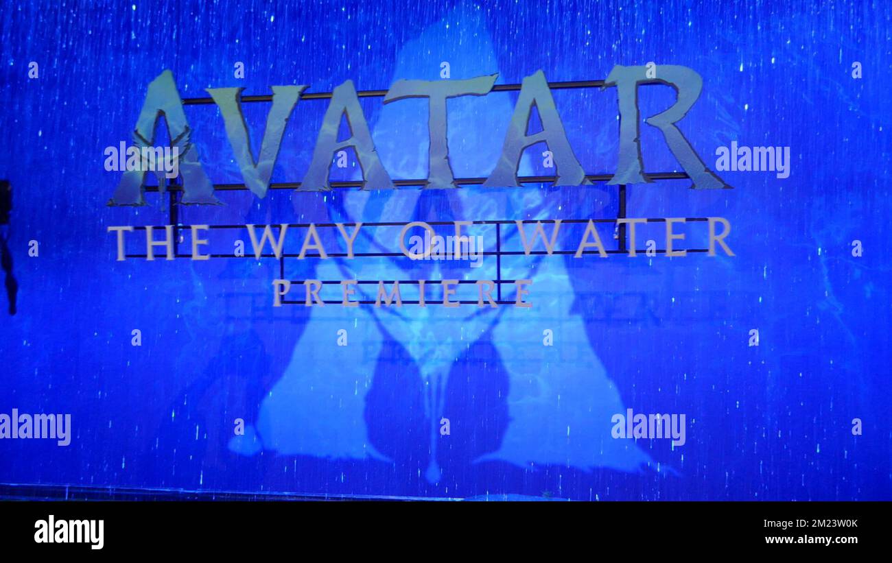 Hollywood, California, USA 12th December 2022 20th Century Studio's 'Avatar 2: The Way of Water ...