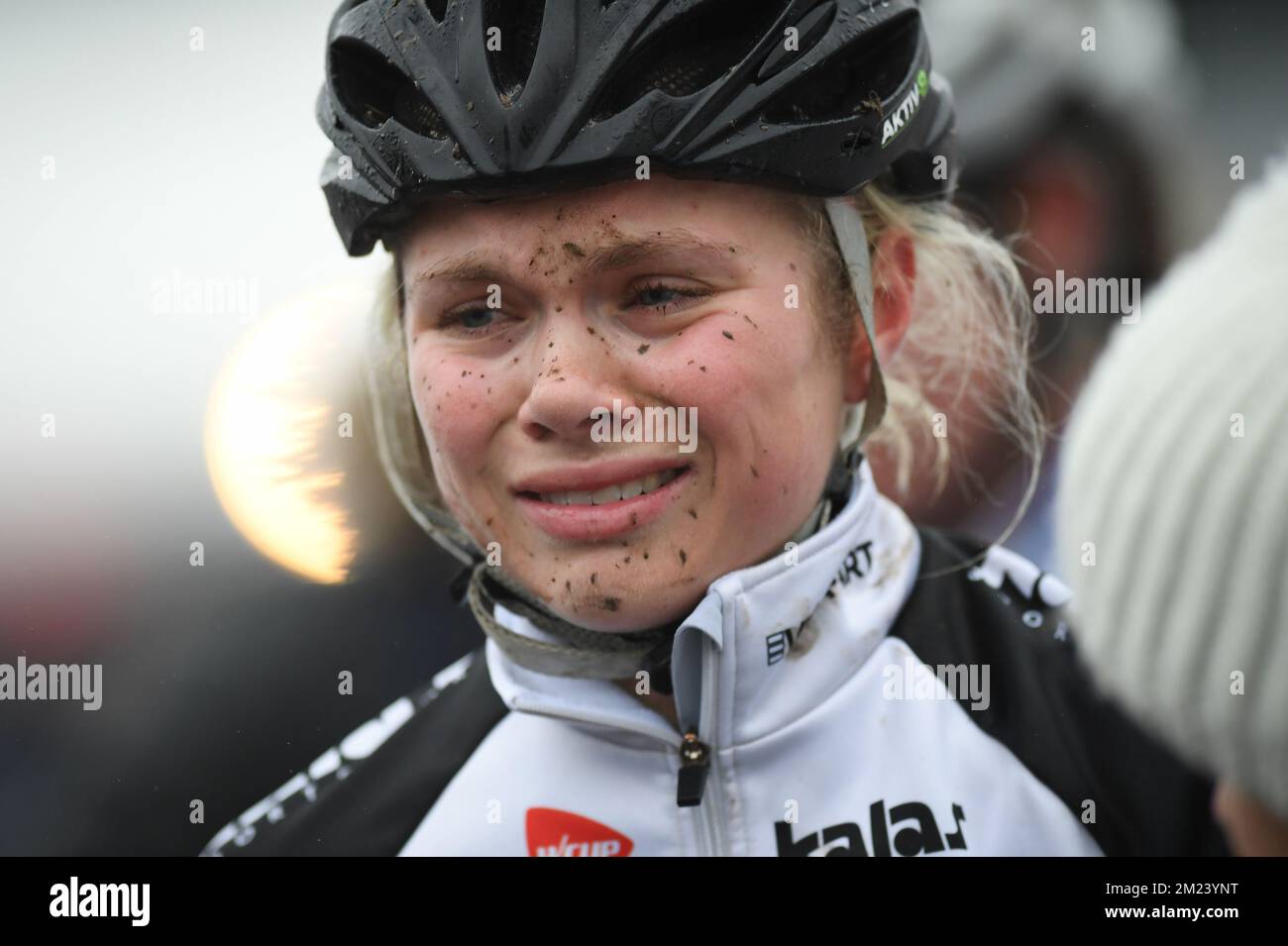 Belgian Laura Verdonschot pictured after the women elite categoty at ...
