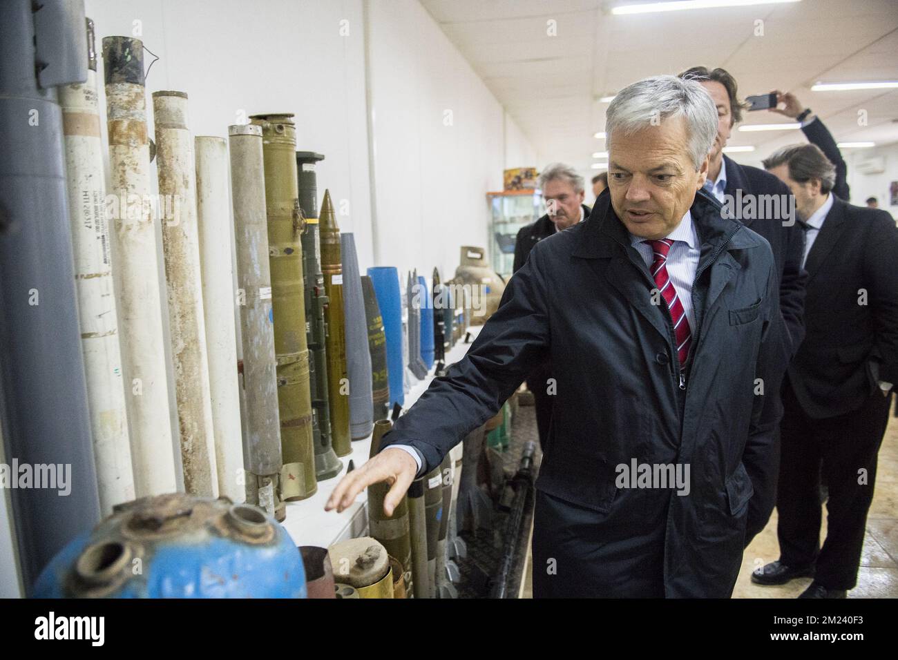 Vice-Prime Minister and Foreign Minister Didier Reynders pictured on ...