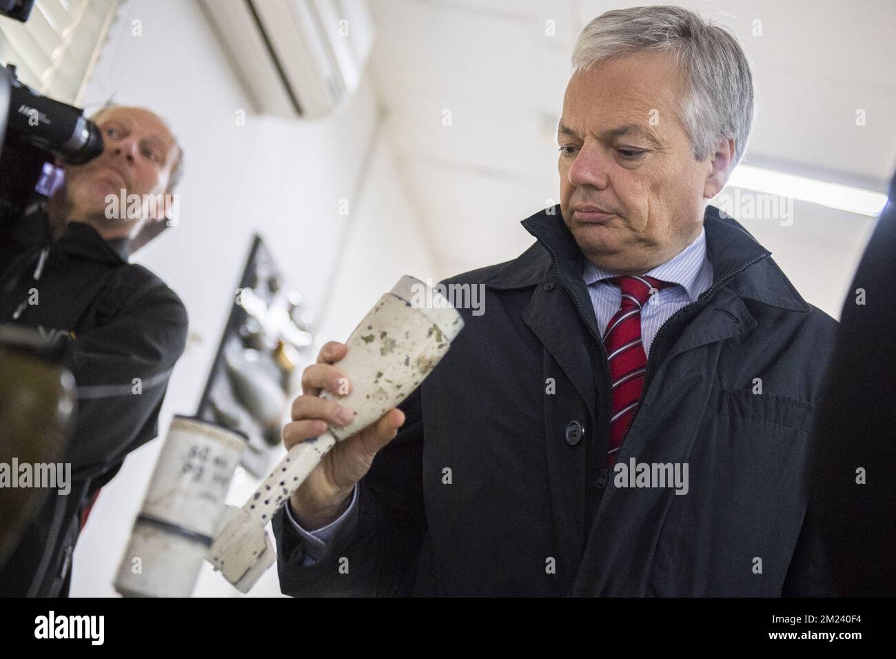 Vice-Prime Minister and Foreign Minister Didier Reynders pictured on ...