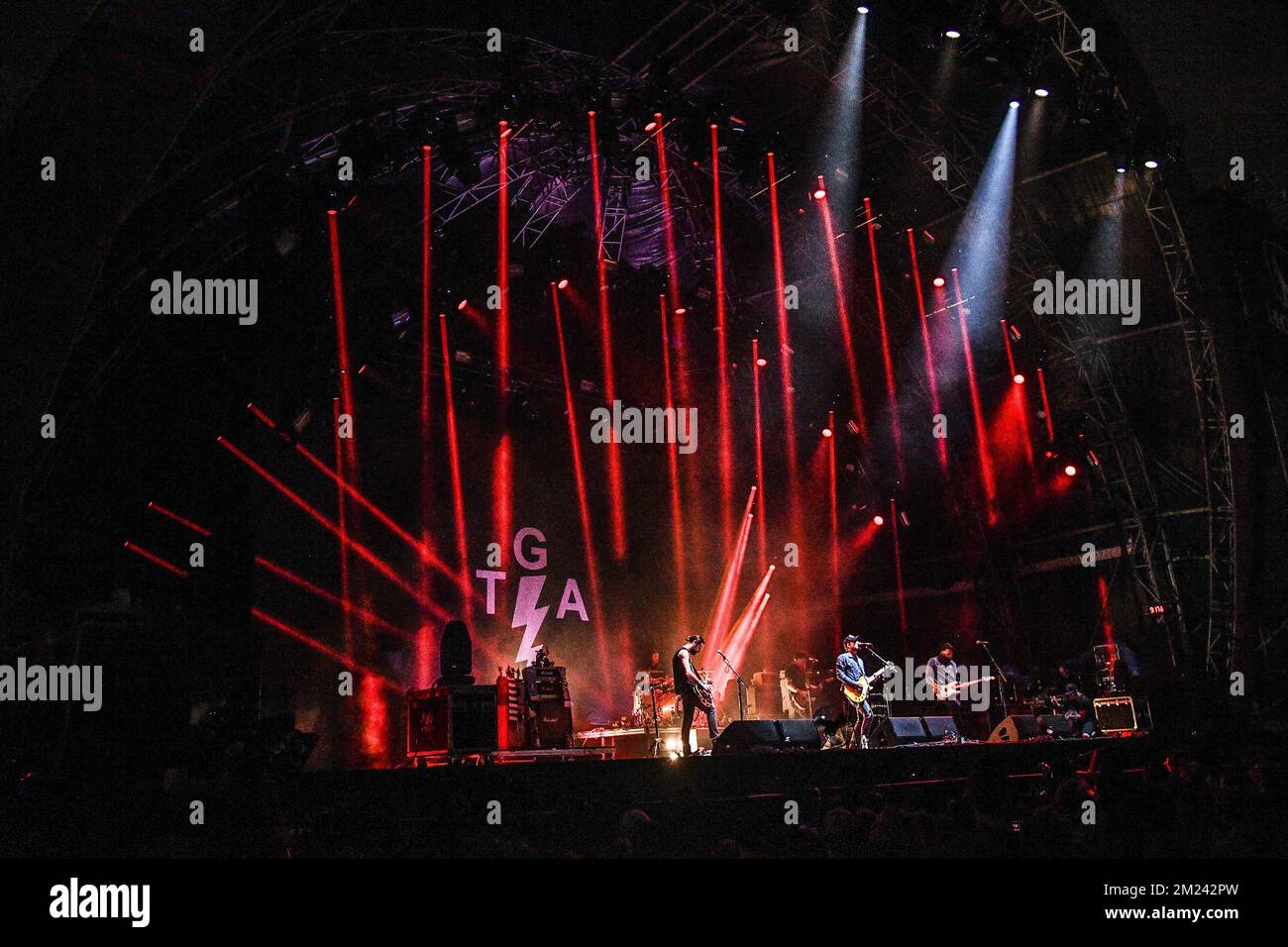 Governors Ball - Gaslight Anthem in concert Stock Photo - Alamy