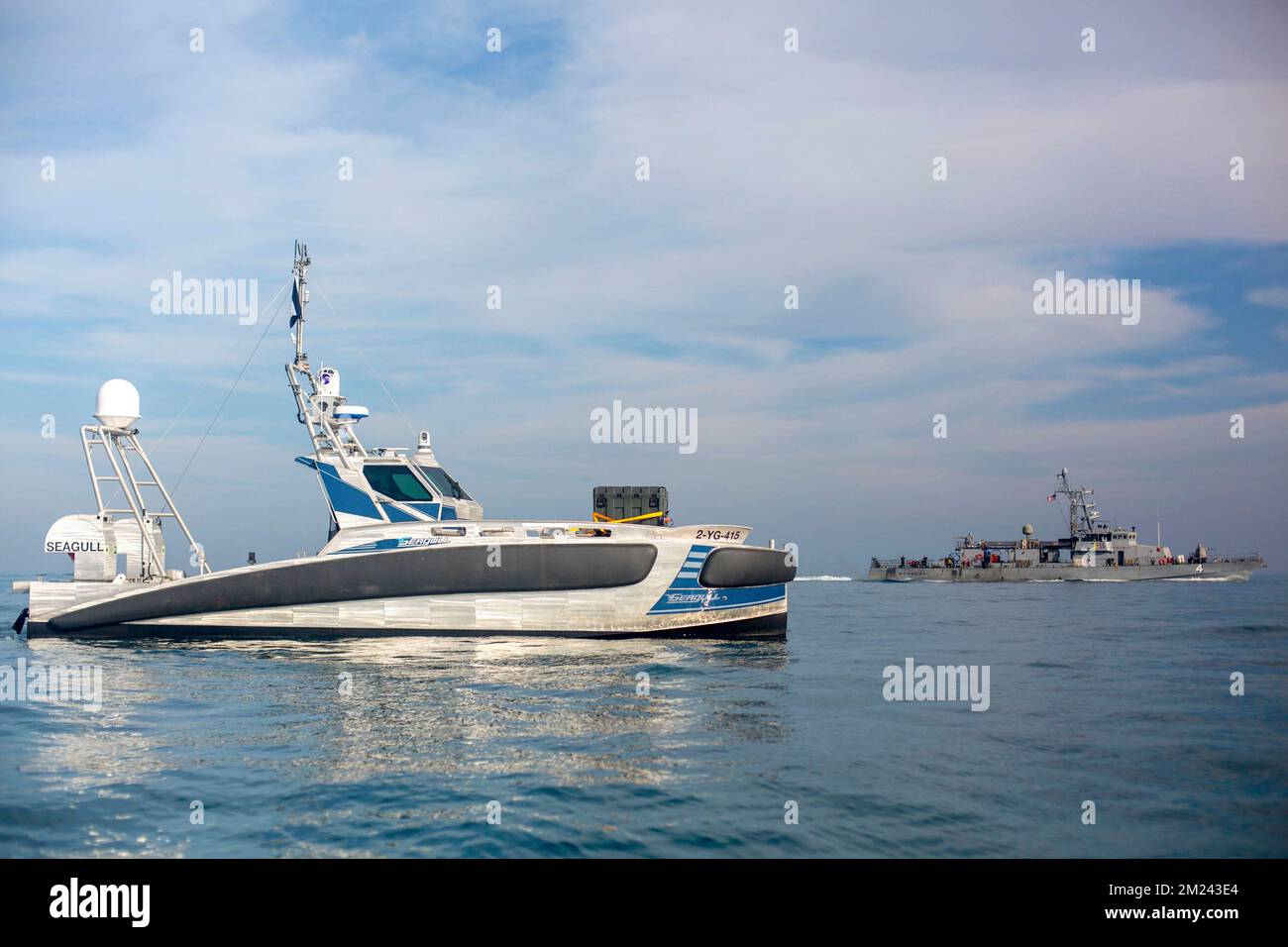 Manama, Bahrain. 29th Nov, 2022. An Elbit Systems Seagull unmanned ...