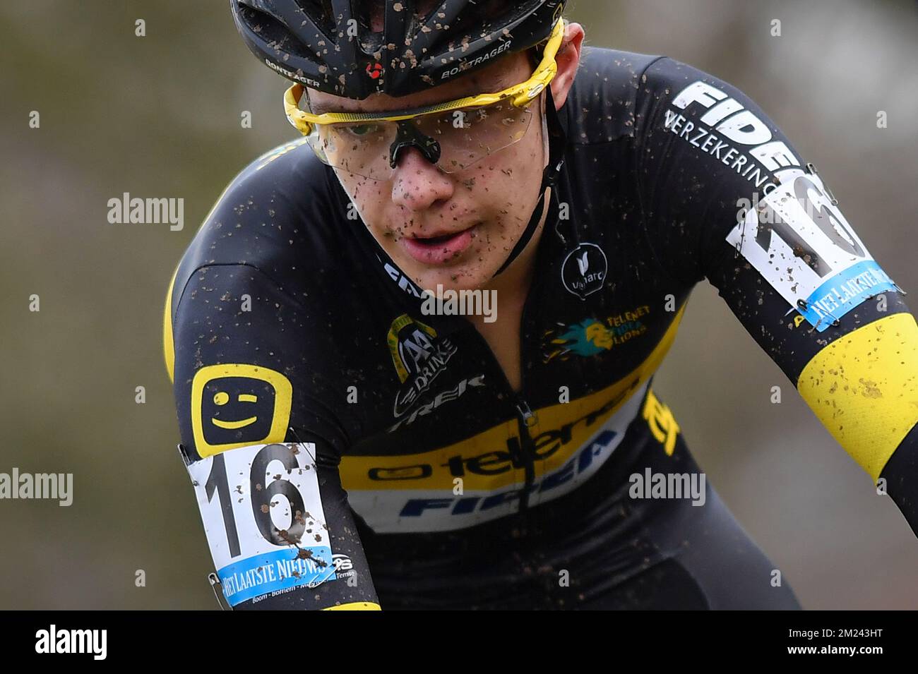 Belgian Andreas Goeman pictured in action during the 6th stage (out of ...