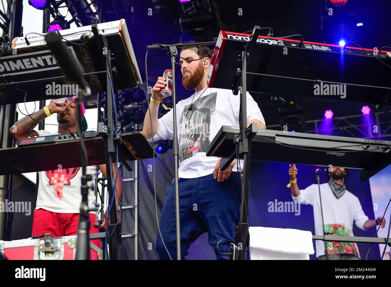 Governors Ball - Rudimental in concert Stock Photo - Alamy