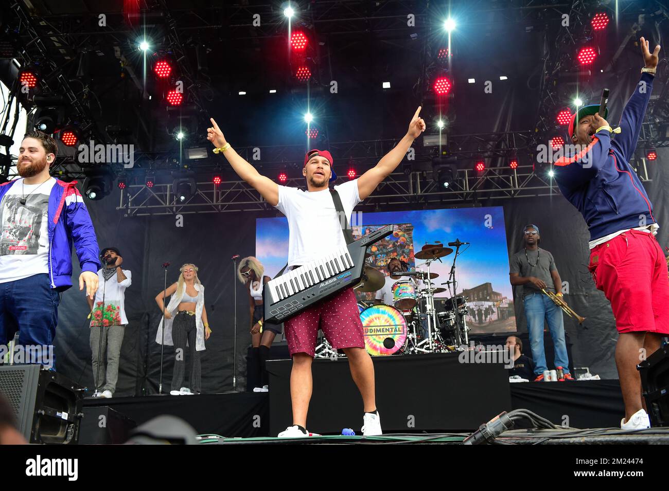 Governors Ball - Rudimental in concert Stock Photo - Alamy
