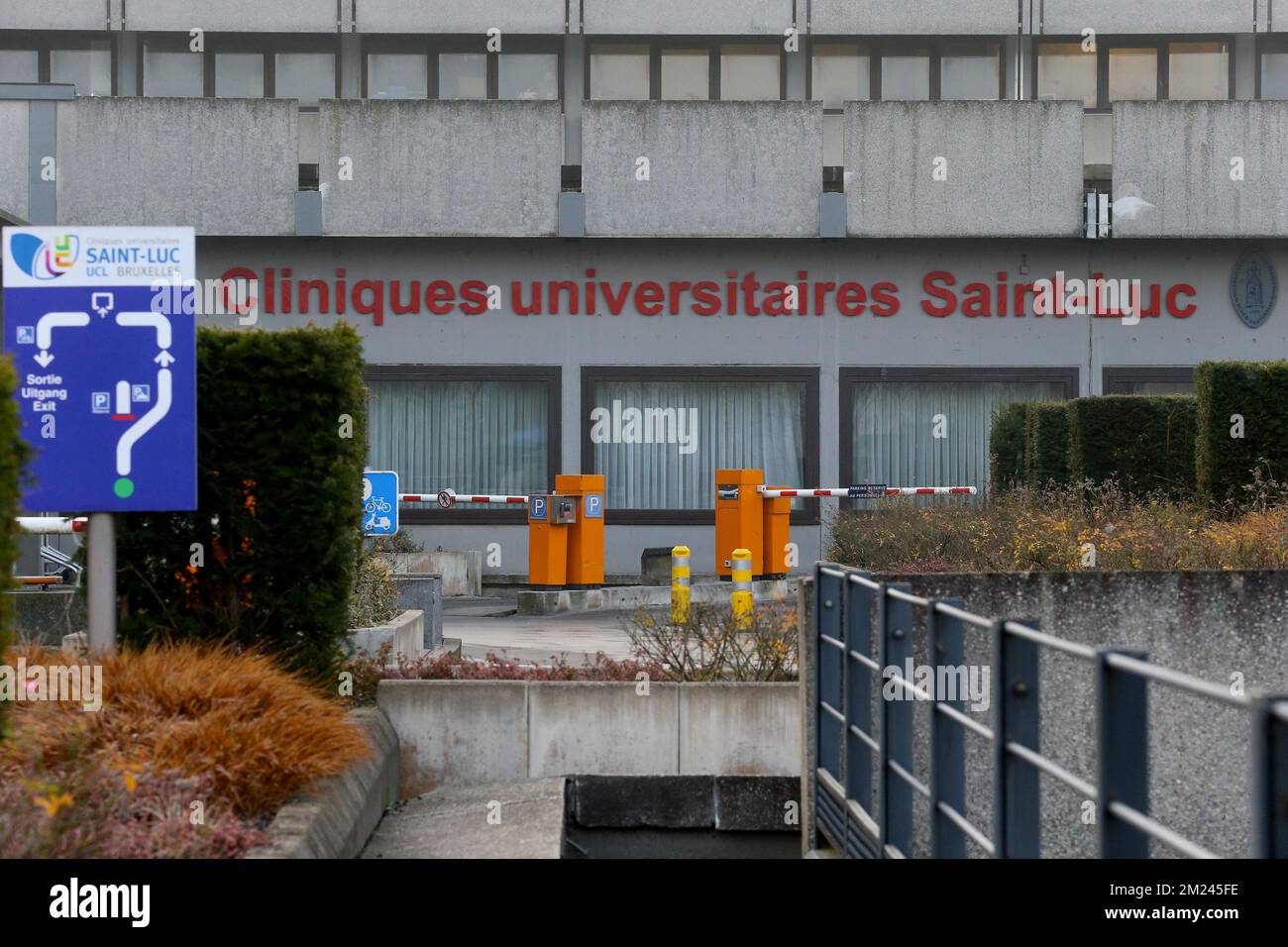 Illustration picture shows the 'Cliniques Universitaires Saint-Luc ...