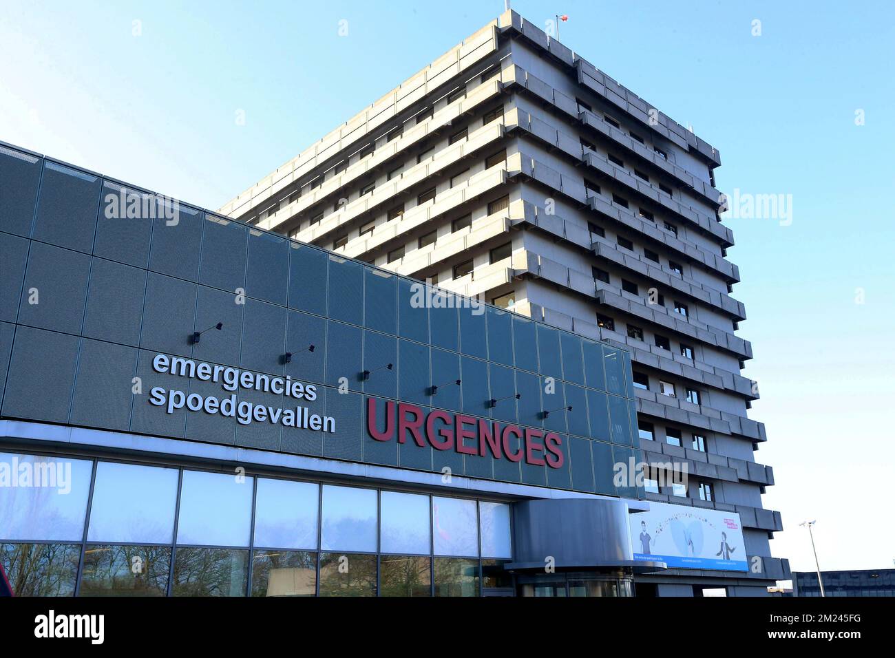 Illustration picture shows the 'Cliniques Universitaires Saint-Luc ...