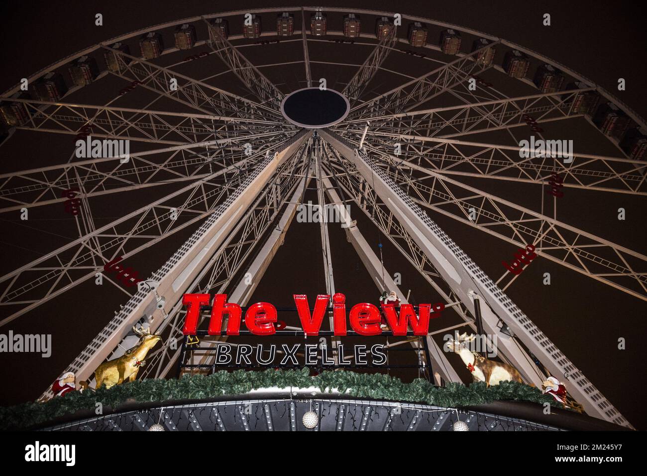 Illustration picture shows Winter Wonders Christmas market during New ...