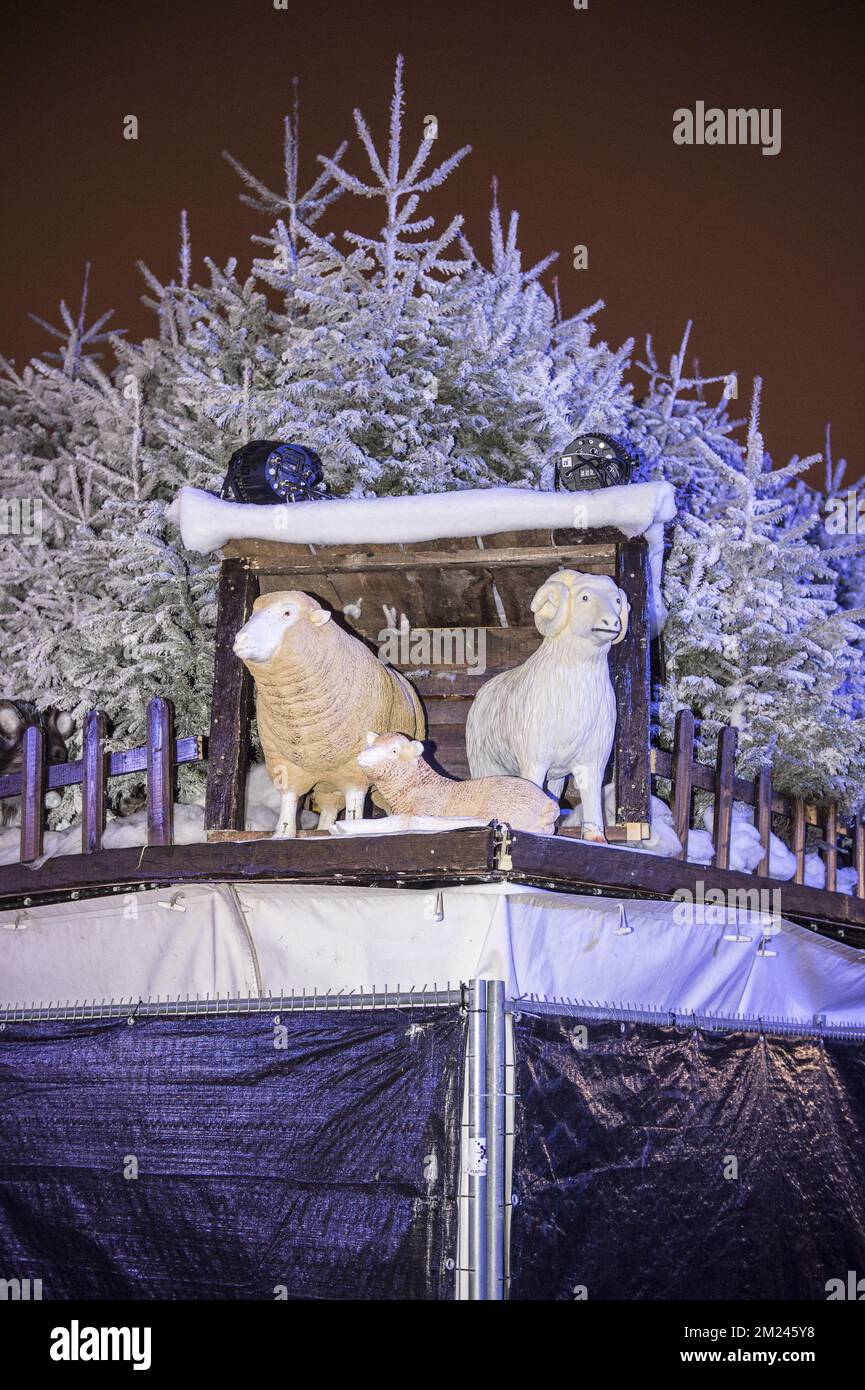 Illustration picture shows Winter Wonders Christmas market during New ...
