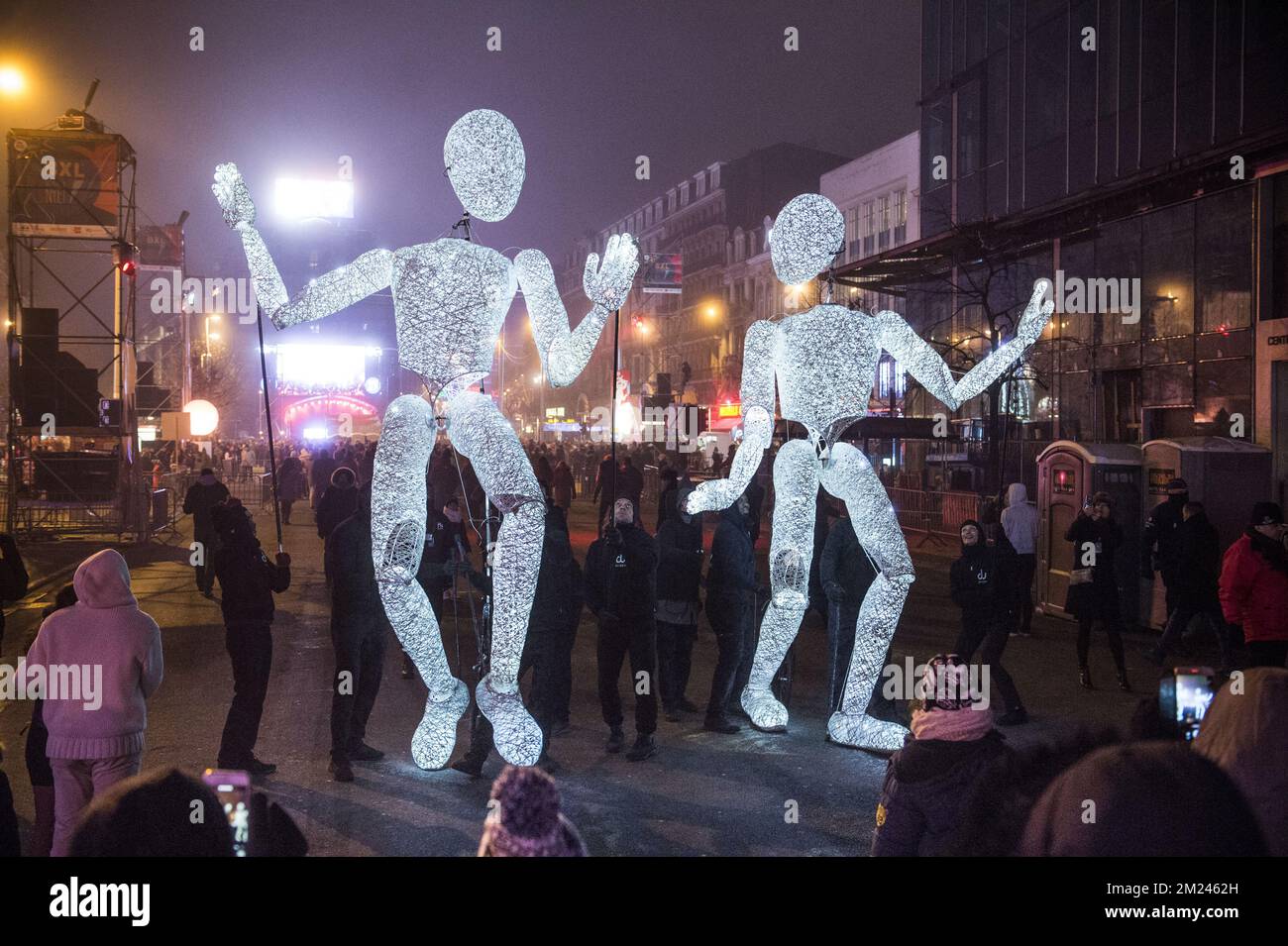 Illustration picture shows New Year's eve festivities, Saturday 31 ...