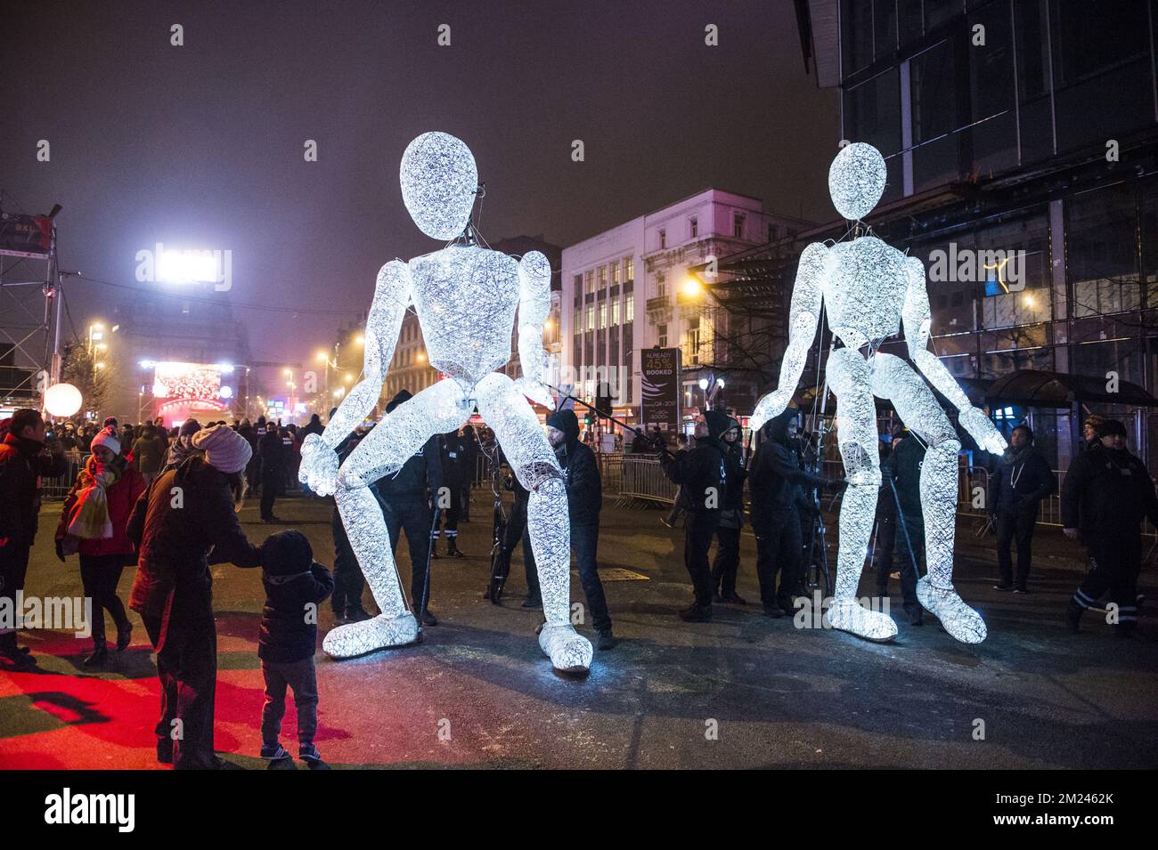 Illustration picture shows New Year's eve festivities, Saturday 31 ...