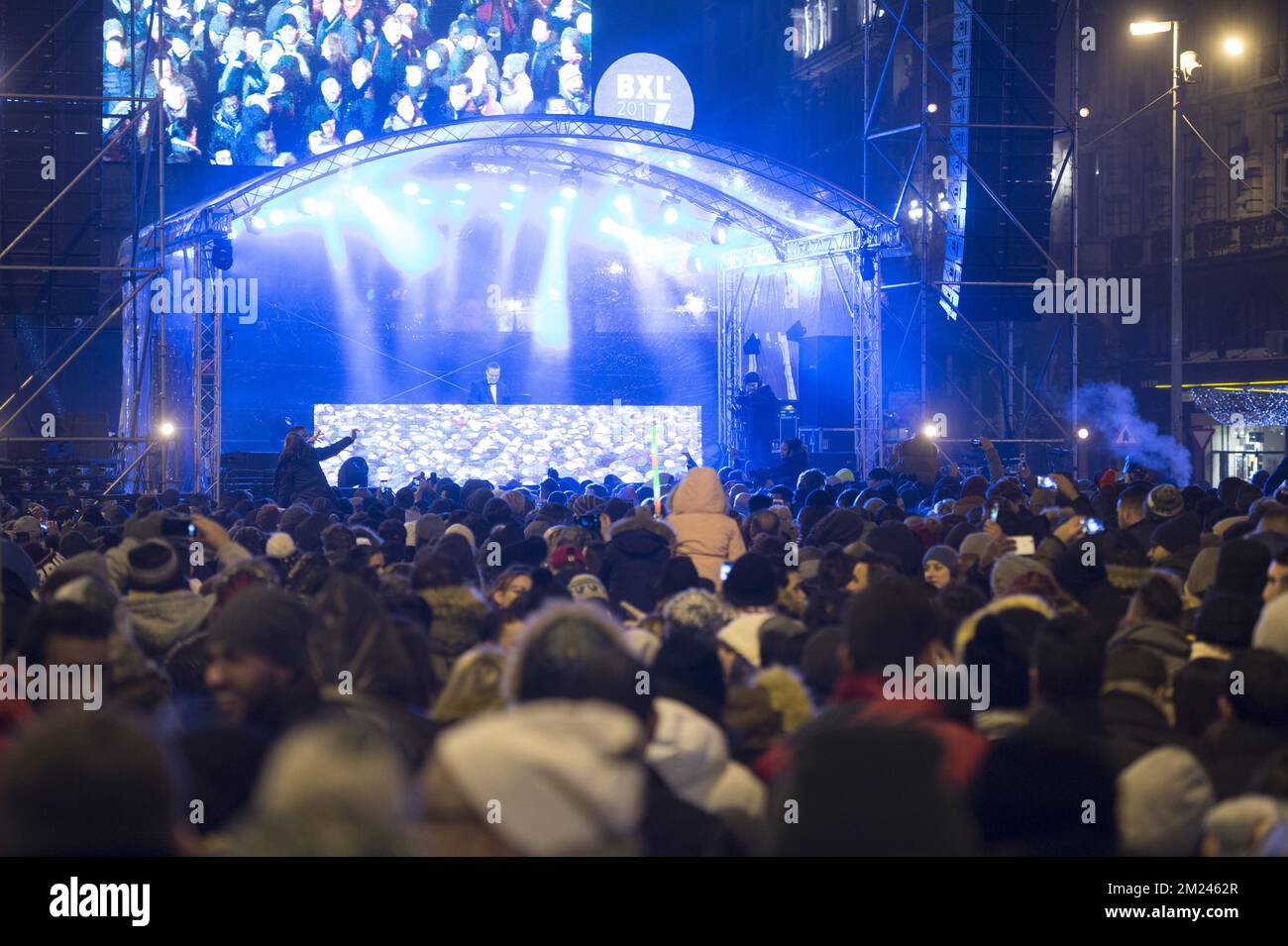 Illustration picture shows New Year's eve festivities, Saturday 31 ...