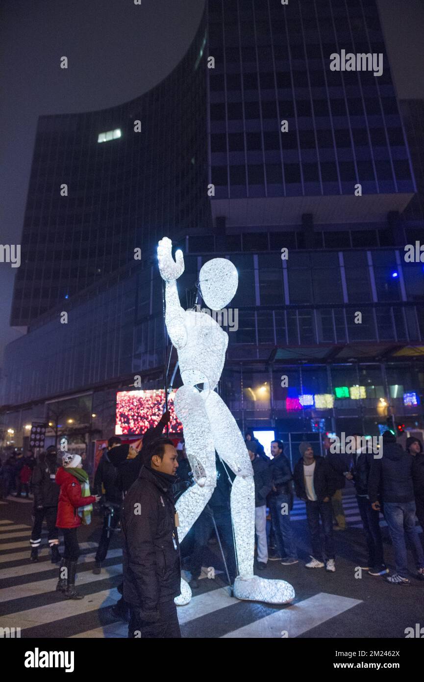 Illustration picture shows New Year's eve festivities, Saturday 31 ...