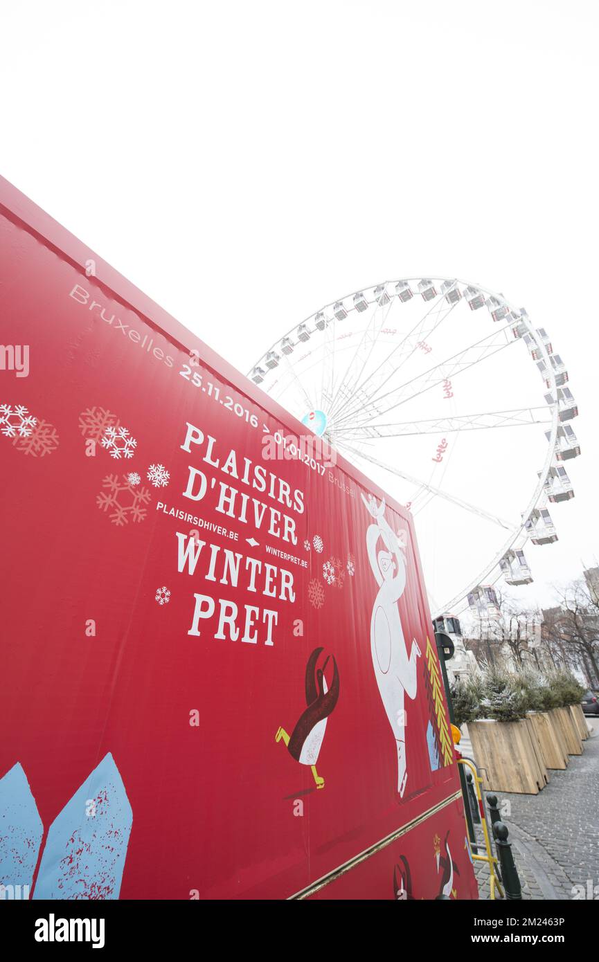 Illustration picture shows the Plaisirs d'Hiver/ Winterpret/ Winter ...