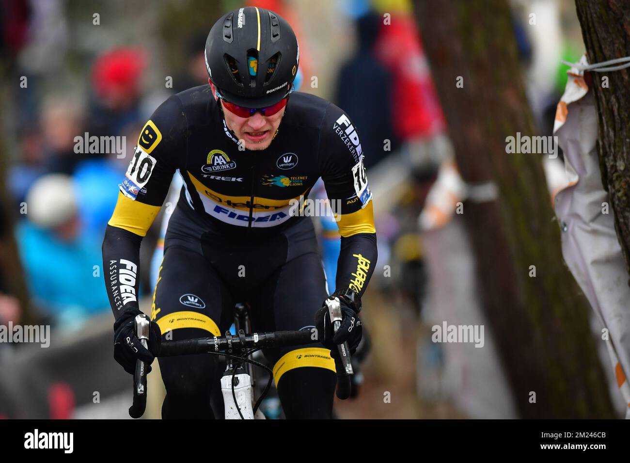 Dutch Corne Van Kessel pictured in action during the men's elite race ...