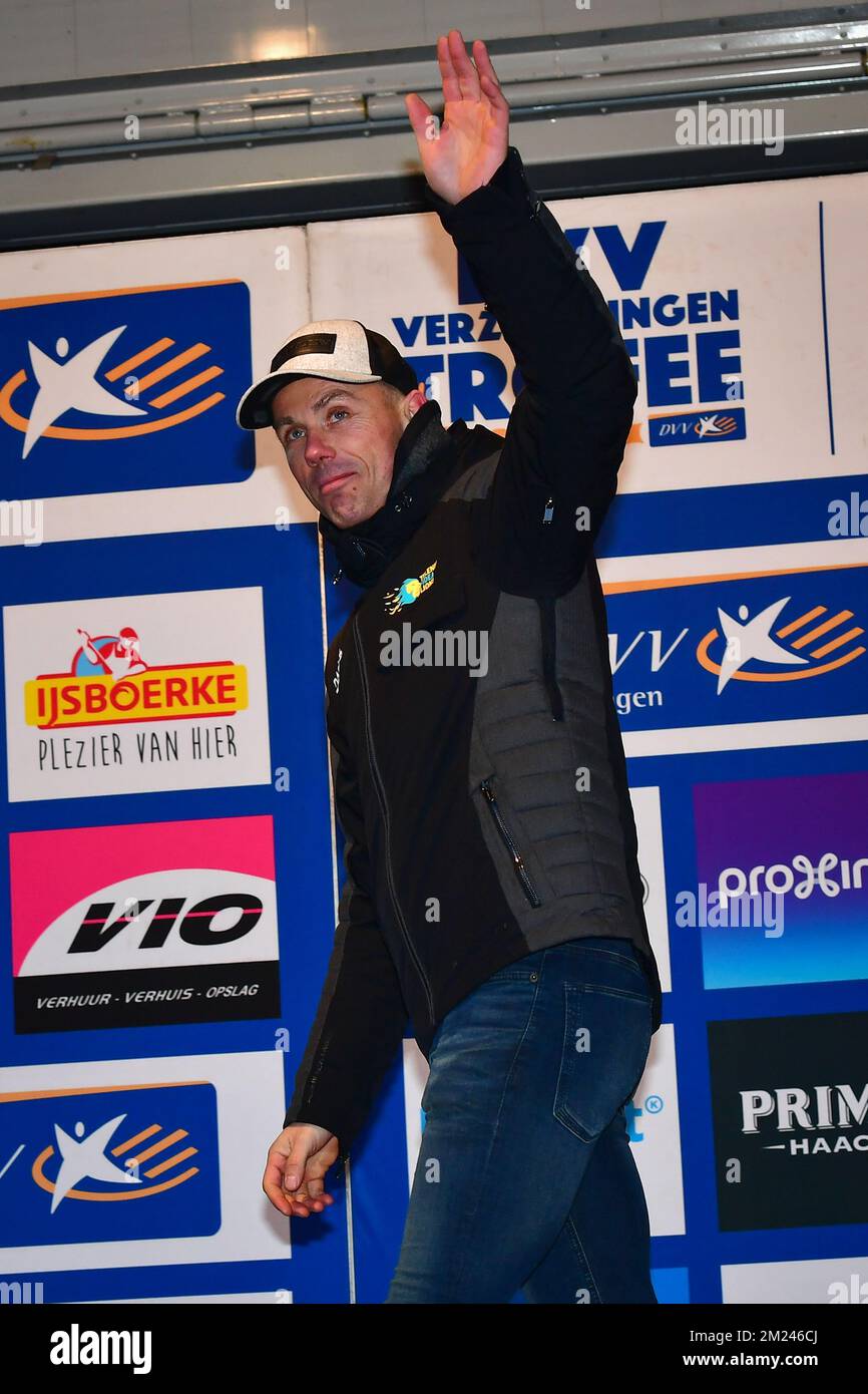 Belgian Sven Nys pictured after the men's elite race of the GP Sven Nys ...