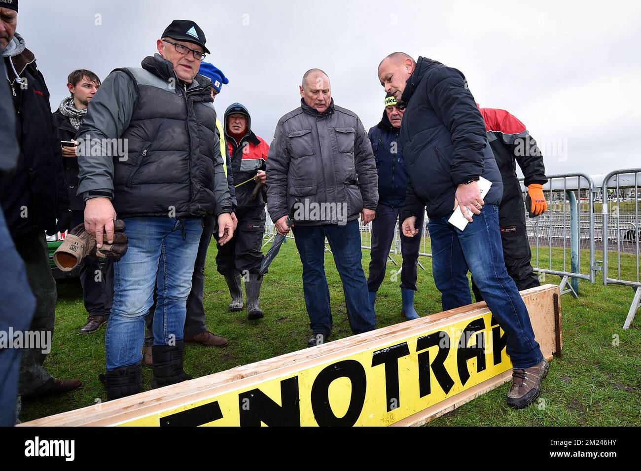 Belgian Eddy Lissens and Roland Liboton pictured during a track ...
