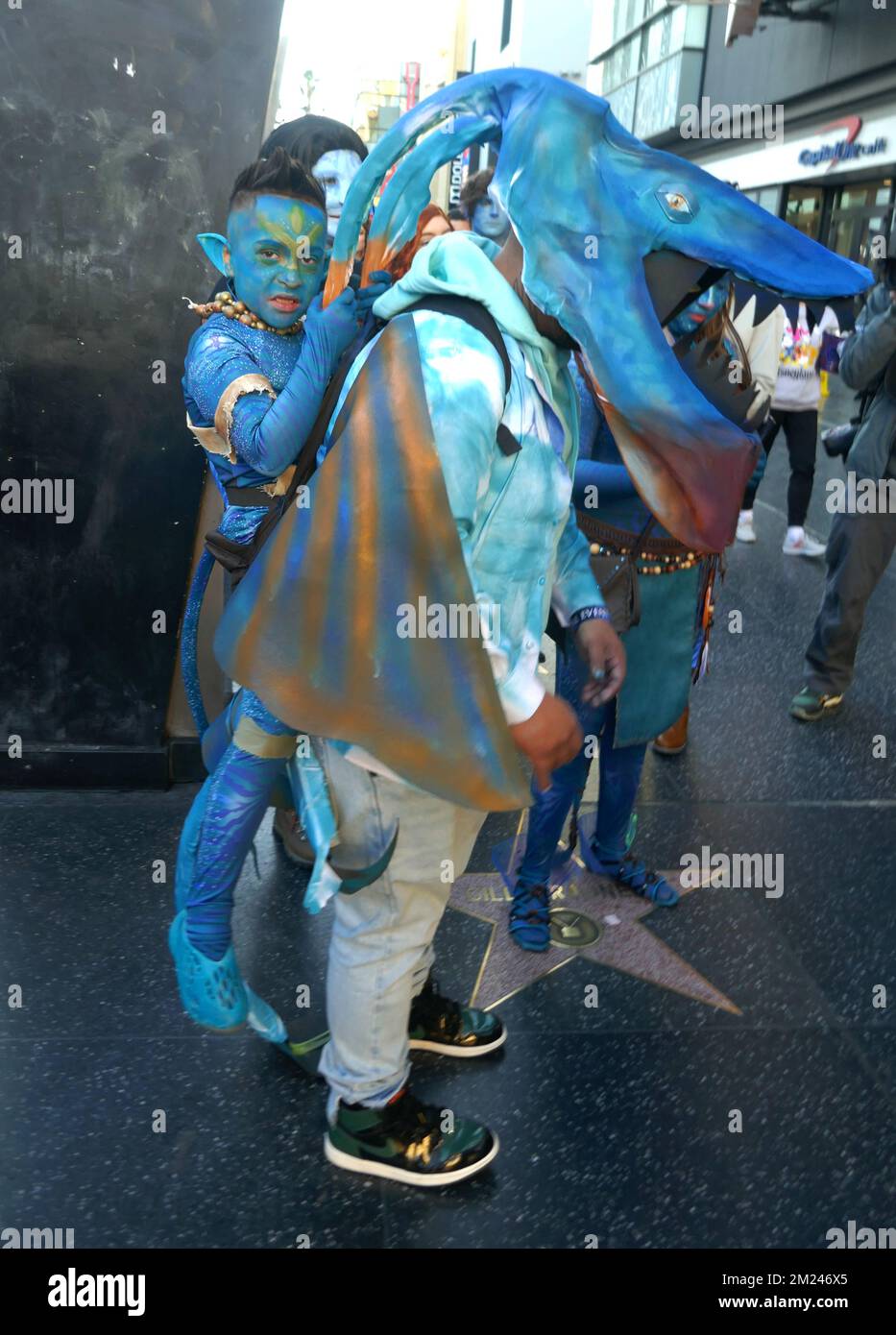 Hollywood, California, USA 12th December 2022 Fans in Costume at 20th ...