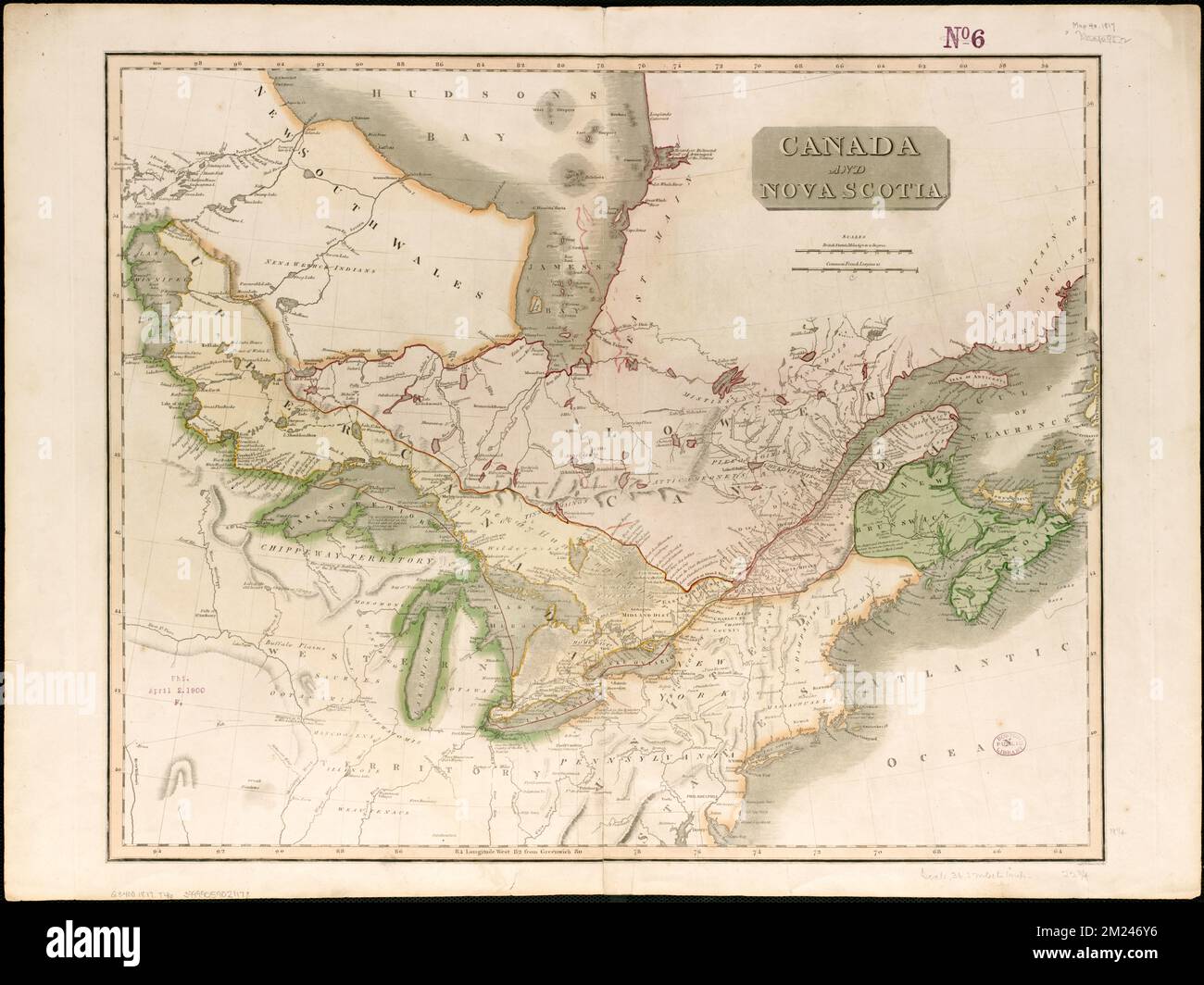 Canada and Nova Scotia , Canada, Maps, Great Lakes Region North America ...