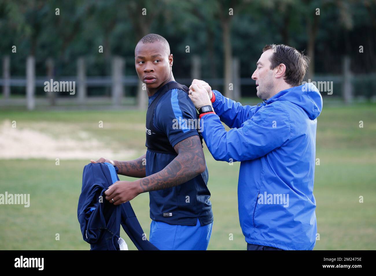 Club's Carlos Strandberg pictured during the second day of the winter ...