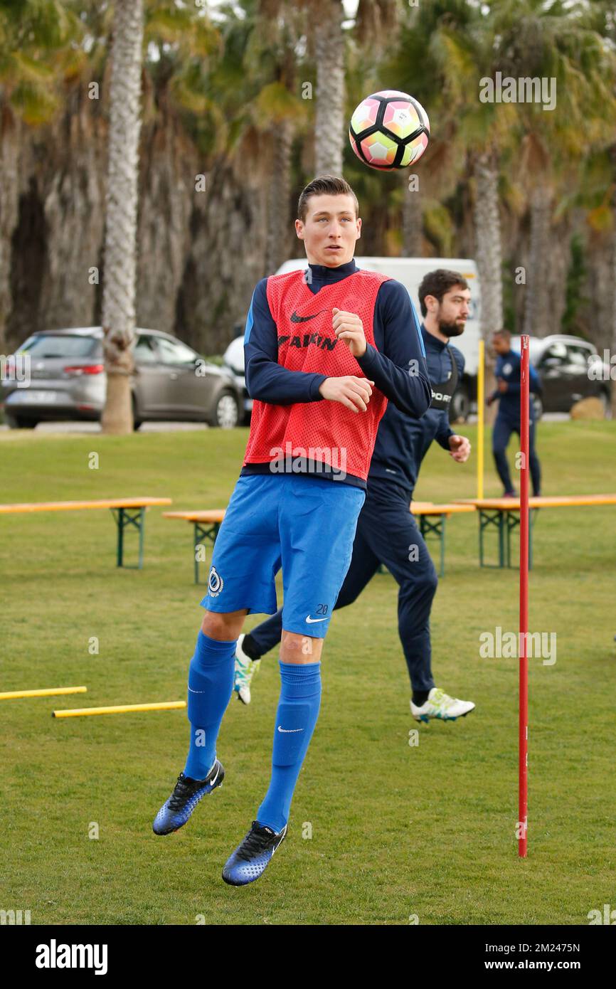 Club's Hans Vanaken pictured during the second day of the winter ...