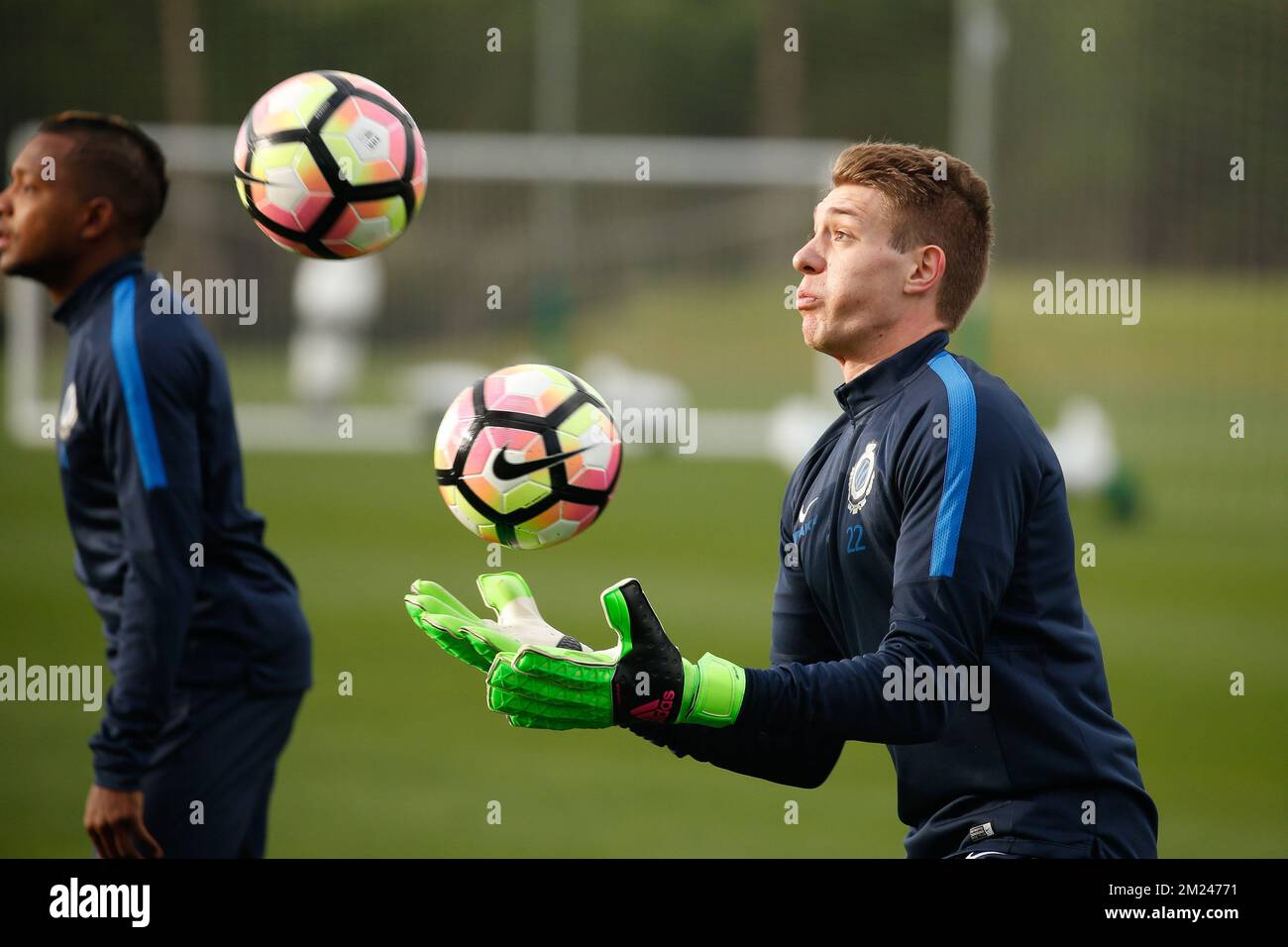 Club's new goalkeeper Ethan Horvath pictured during the second day of ...