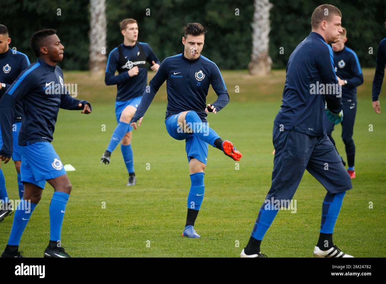 Club's Dion Cools pictured during the second day of the winter training ...