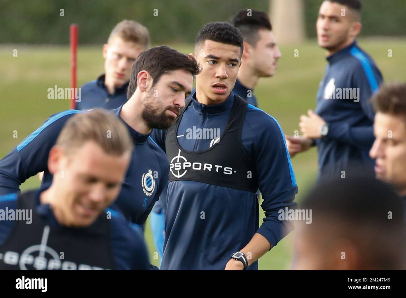 Club's Laurent Lemoine (C) pictured during the second day of the winter ...