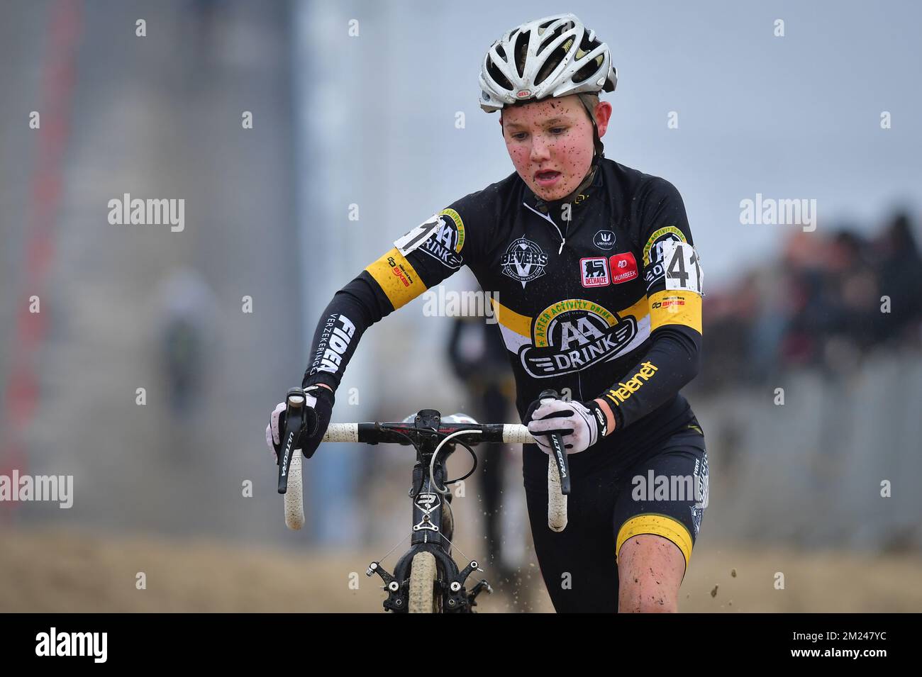 Belgian Jetze Van Campenhout pictured in action during the Belgian ...