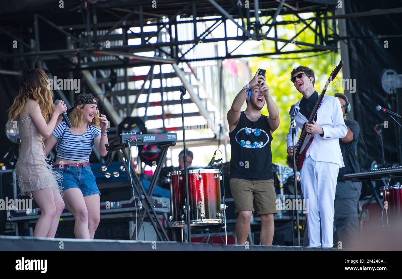 Governors Ball - Echosmith in concert Stock Photo - Alamy