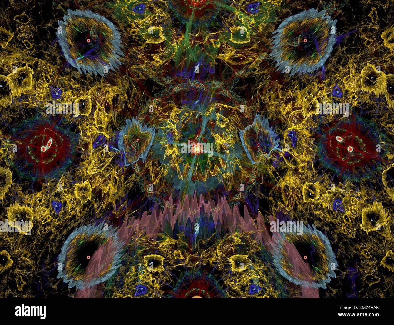 Imaginatory lush fractal texture image abstract background Stock Photo ...