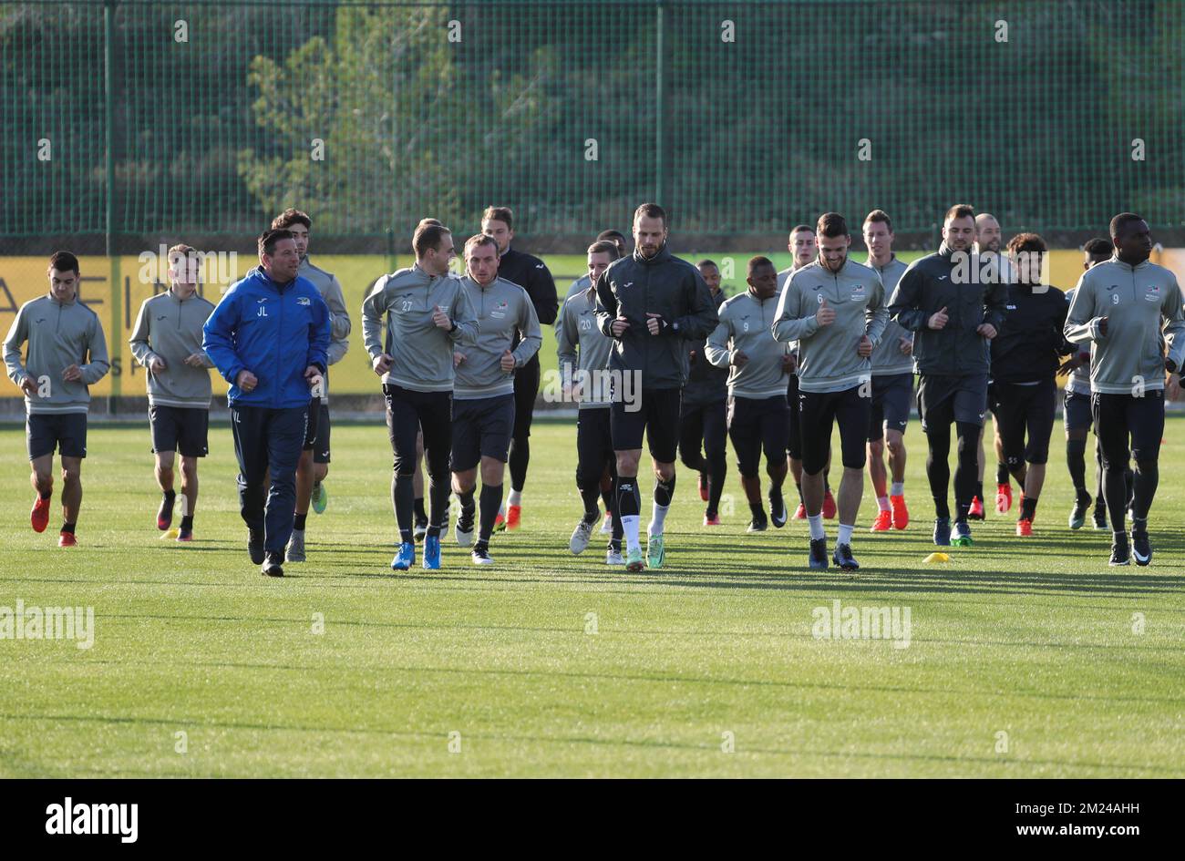 Illustration picture shows the winter training camp of Belgian first ...