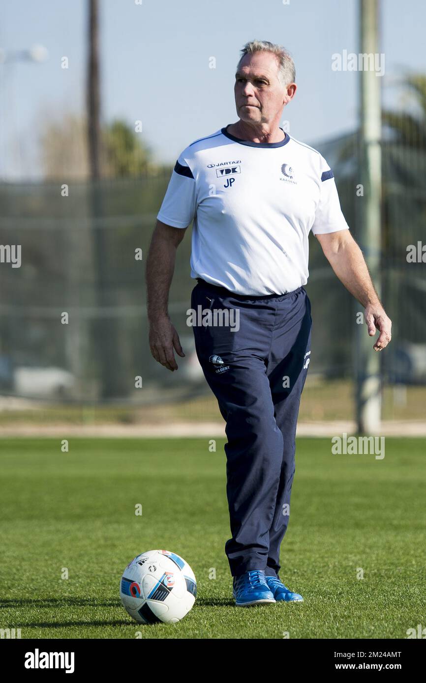 Jean-Pierre Vandeveire pictured at the fifth day of the winter training ...