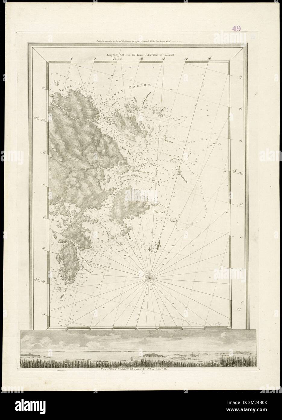 Canso Harbor , Nautical charts, Nova Scotia, Early works to 1800 ...