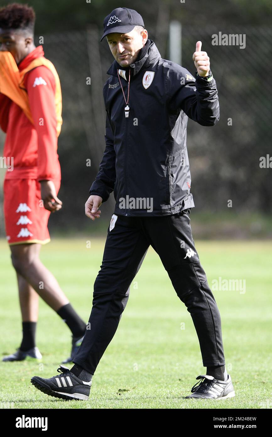 Standard's head coach Aleksandar Jankovic pictured during the third day ...