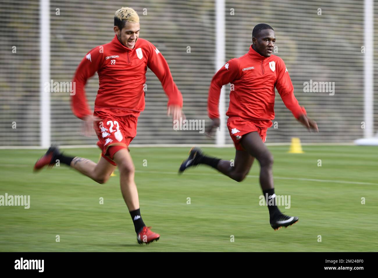 Standard's Junior Edmilson and Standard's Ibrahima Bah pictured during ...