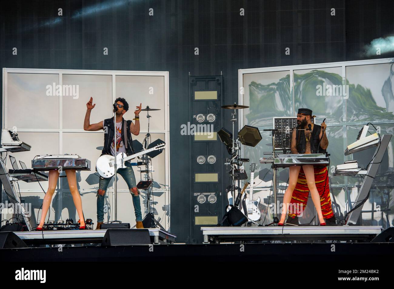 Governors Ball - Chromeo in concert Stock Photo - Alamy