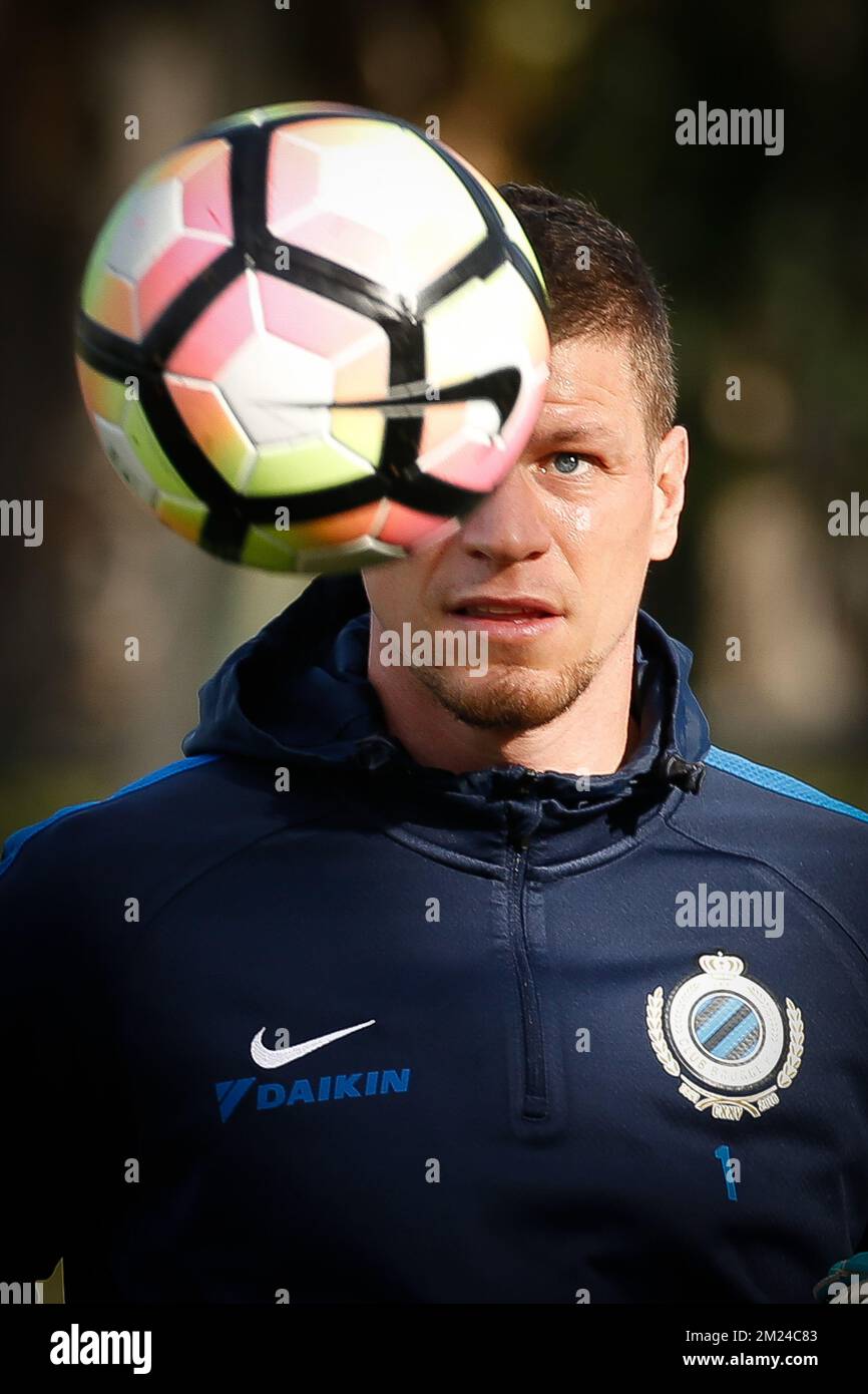 Club's goalkeeper Ludovic Butelle pictured during the seventh day of ...