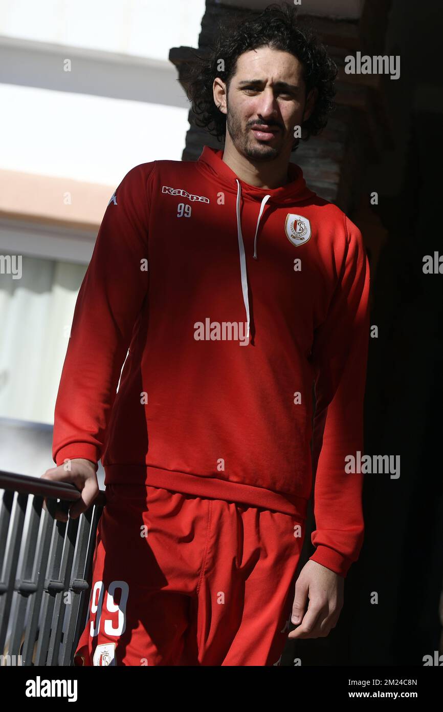 Standard's Ishak Belfodil pictured on the fourth day of the winter ...