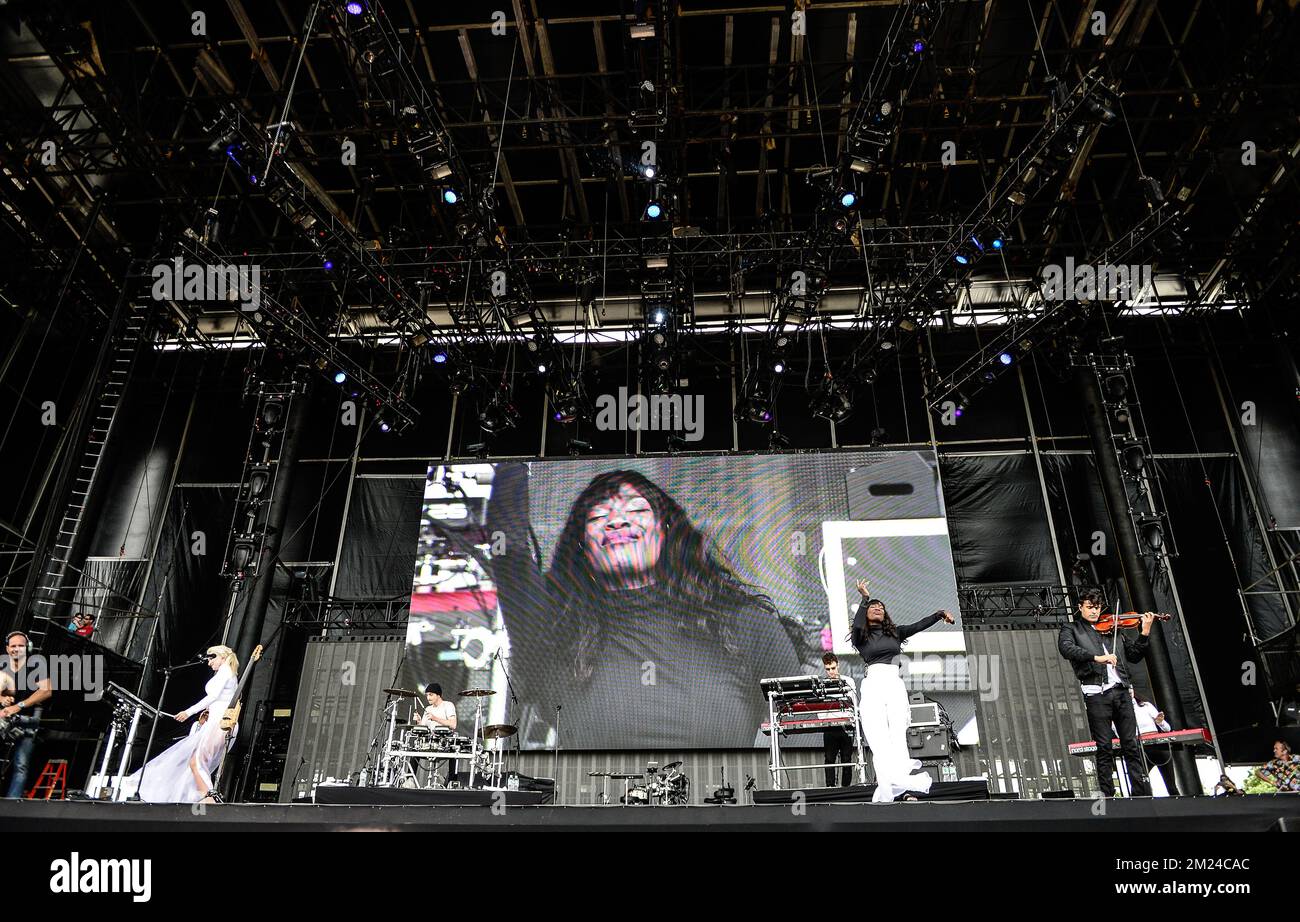 Clean bandit singer hi-res stock photography and images - Alamy